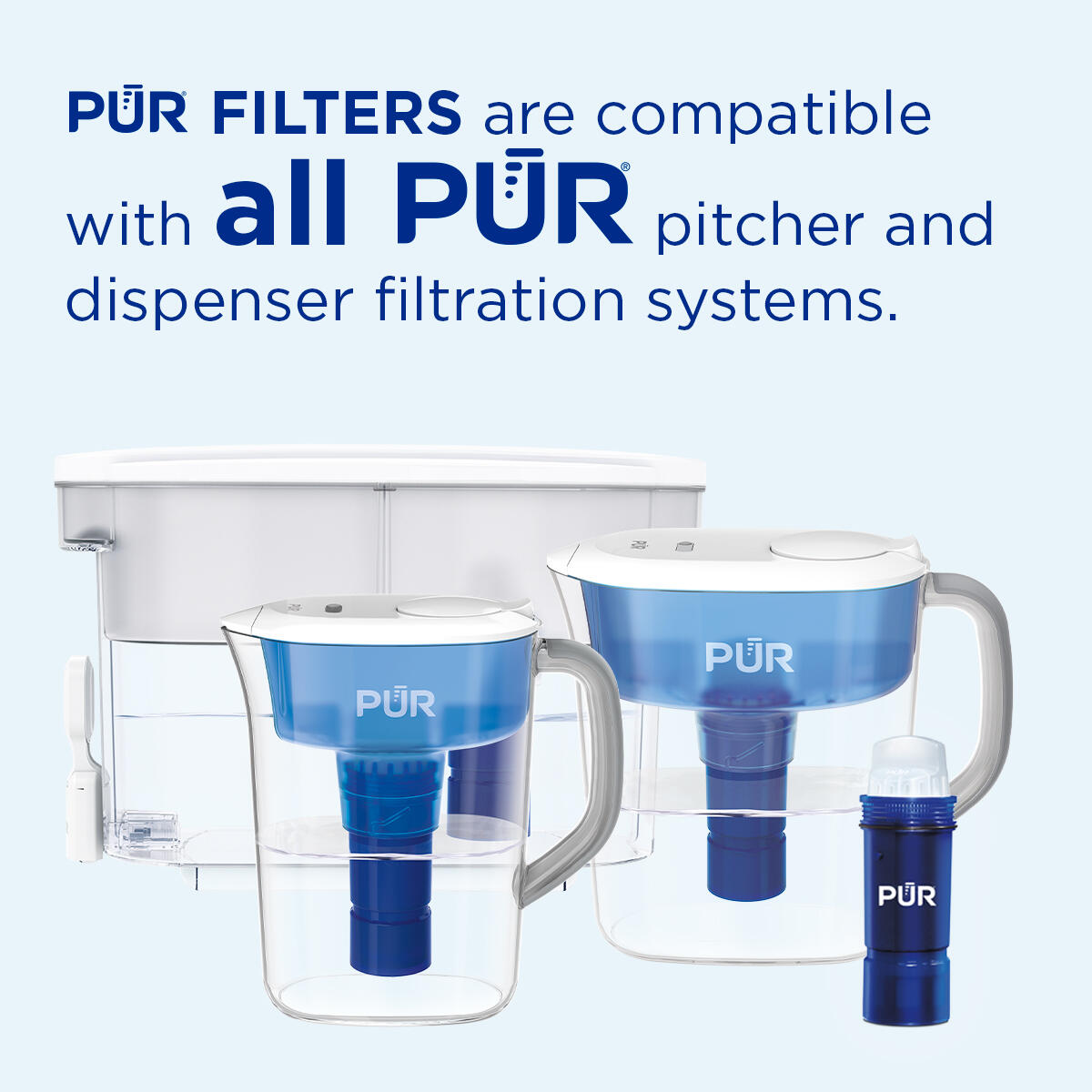 PUR PLUS 30 Cup Dispenser with Lead Reducing Filter - PUR