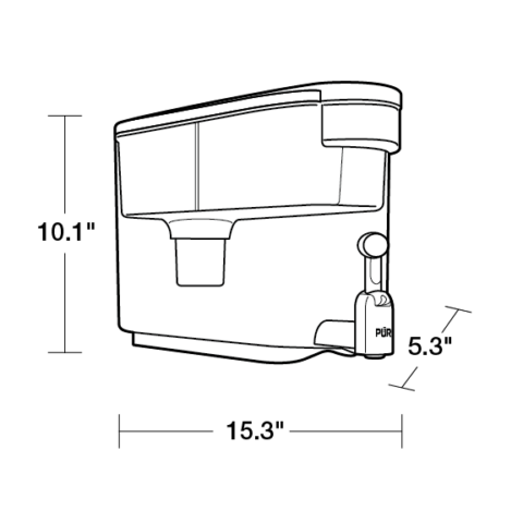 PUR 30 Cup Dispenser - PUR